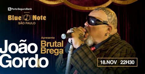 João Gordo anuncia show de lançamento do Brutal Brega em São Paulo