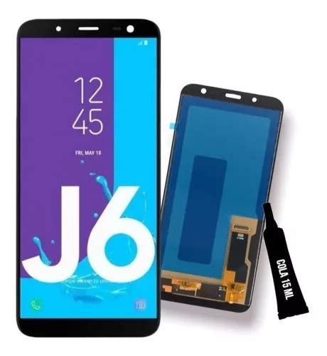 Tela Touch Display Lcd Frontal Para J6 J600 J600gt Cola Frete grátis
