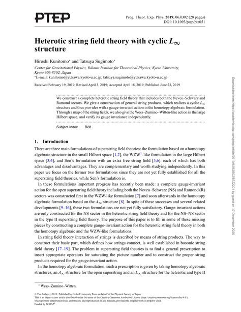 pdf heterotic string field theory with cyclic l infty structure