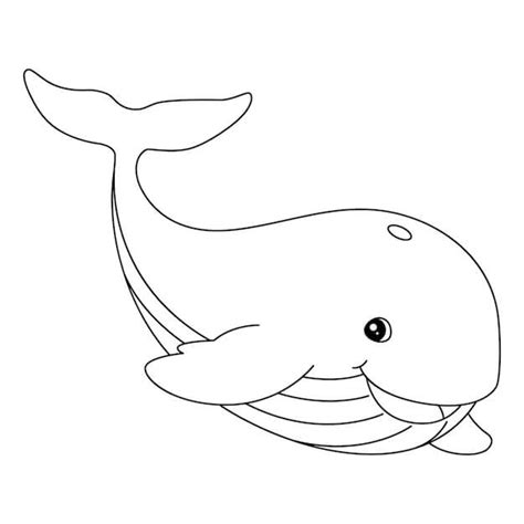 Ballena de la Diversión para colorear imprimir e dibujar ColoringOnly