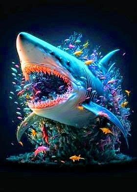 Bigger Boat Ocean Art Sea Life Pet Birds Metal Posters Canvas Art