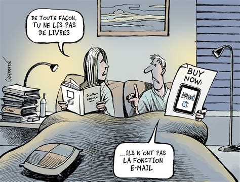 En Attendant L IPad Globecartoon Political Cartoons Patrick Chappatte