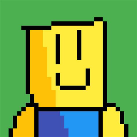 Noob Roblox Pixel Art By Nimowerytheking On Deviantart Off