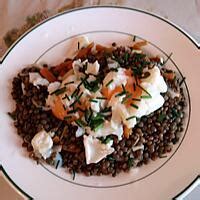 Recette de Salade de lentilles et oeuf poché