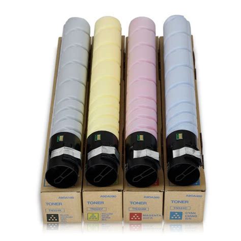 Shop Genuine Konica Minolta Bizhub TN 324 Toner CMYK Set