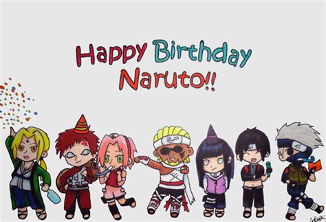 Naruto Birthday Card By Aikky On Deviantart Naruto Birthday
