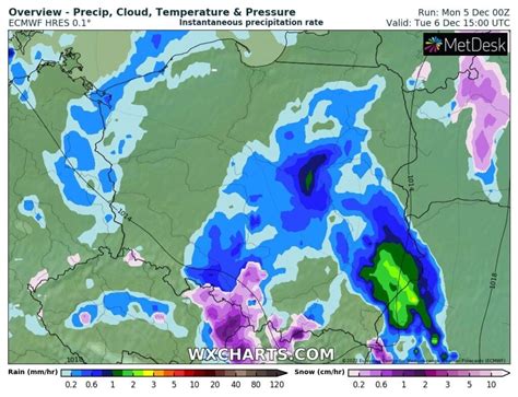 Pogoda Na Wtorek Grudnia Aktywny Ni Z Po Udnia Intensywne Opady