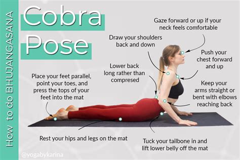 Yoga Tutorial How To Do Cobra Pose Yoga By Karina