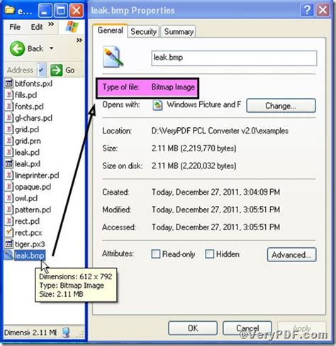 Convert Pxl To Bmp And Set Page Size Via Command Line VeryPDF