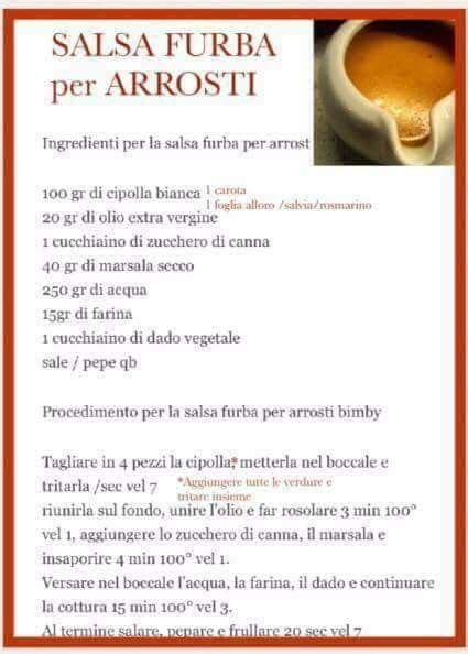 Pin Di Valentina Zanghellini Su Bimby Salse Ricette Ricette Ricette