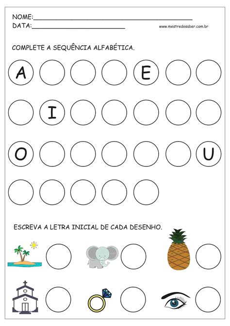 Atividades Para Trabalhar O Alfabeto Image To U
