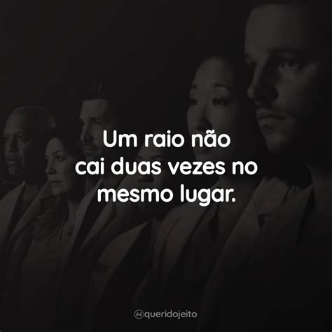 Um Raio N O Cai Duas Vezes No Mesmo Lugar Greys Anatomy