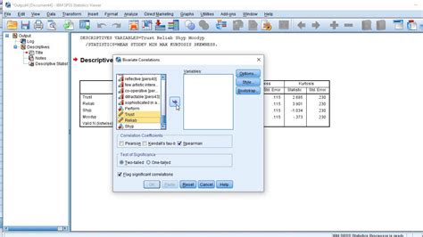 non parametric correlation test youtube