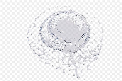 Water Ripples White Transparent Clear Water Water Ripple Element