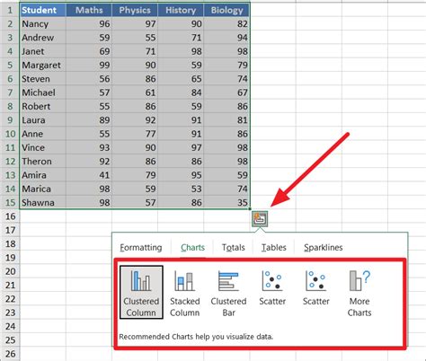 How To Use Quick Analysis Tool In Excel All Things How