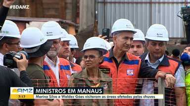 Bom Dia Amaz Nia Ministros Visitam Reas Que Foram Afetadas Por