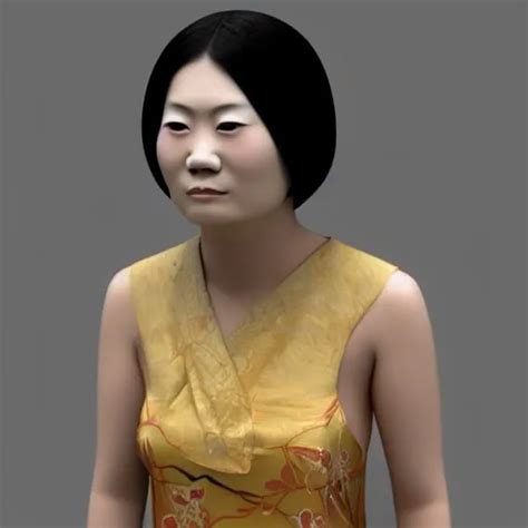 Asian Woman 3D Arthub Ai