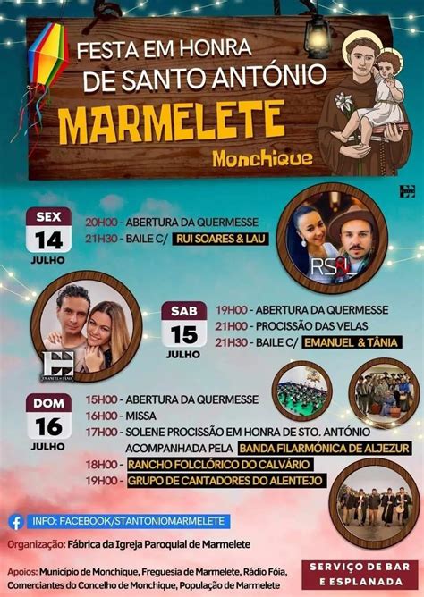 Festa em Honra de Santo António 2023 Marmelete