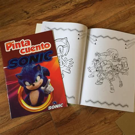 Libro Colorear Sonic