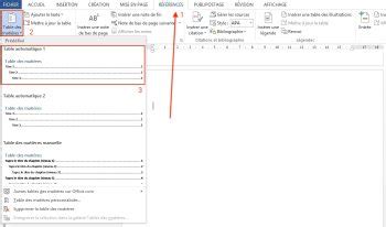 Comment Faire Un Sommaire Automatique Sur Word Academie Avec