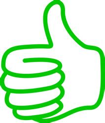 Green Thumbs Up Vector Images Over