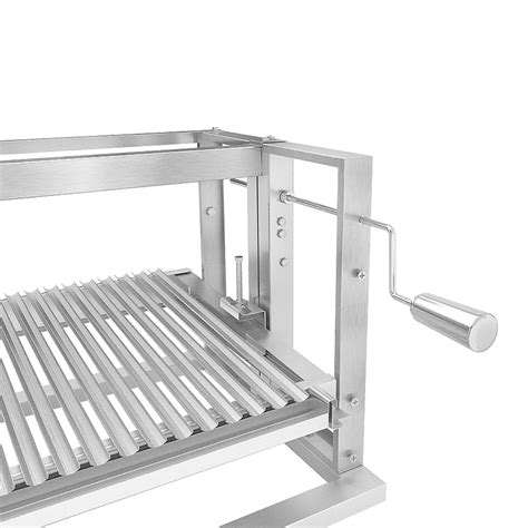 Kit Churrasco Grill Grelha Parrilla C Eleva O Inox Cm