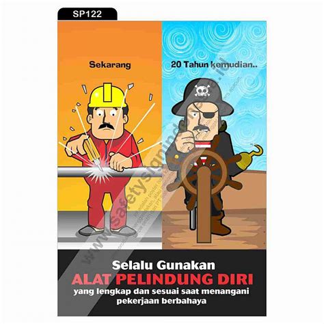 Safety Poster Sp Safety Poster Selalu Gunakan Alat Pelindung Diri