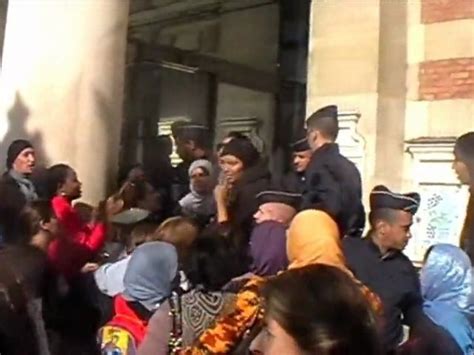 Paris 19ème violences contre une manifestation de mal logés Vidéo