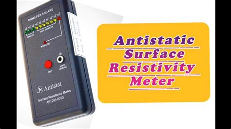 How To Use ESD Surface Resistivity Meter Reliable Spares And