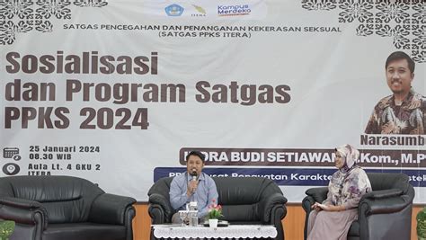 Aktif Cegah Kekerasan Seksual Satgas PPKS Itera Sosialisasi Program