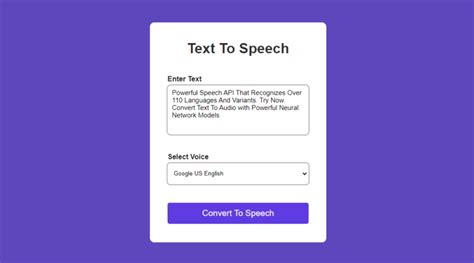Text To Speech Converter Using JavaScript Project TechNewsIdea