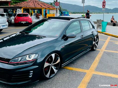 Golf GTI MK7 Rebaixado Rodas Volcano Evoltuion 20
