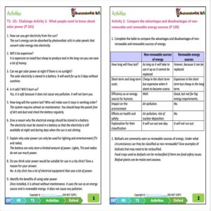 Grade 7 Natural Science NS Term 3 Oxford Activities And