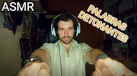ASMR Palabras Detonantes Con Sonidos Varios 100 RELAJANTE YouTube