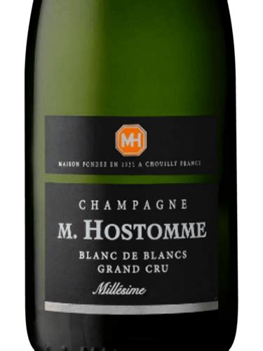 M Hostomme Fils Millésime Blanc de Blancs Champagne Grand Cru