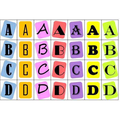 LETTRES A DECOUPER