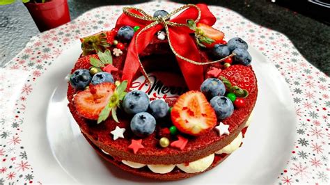 Aprenda a fazer o clássico Red Velvet Guirlanda e Naked Cake YouTube