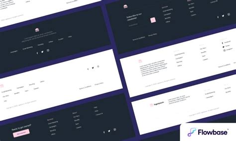Footer Components Figma Ui Kit UI4Free