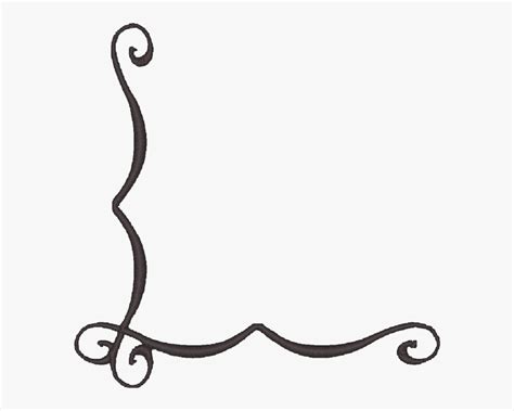 Corner Scroll Borders Clip Art