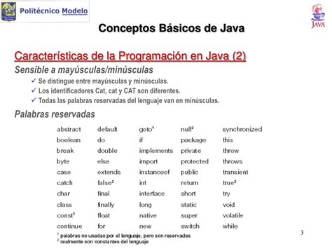 ppt conceptos básicos de java powerpoint presentation free download id 3943886
