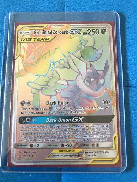 Pokemon Card Greninja Zoroark GX Unbroken Bond 107 Hobbies