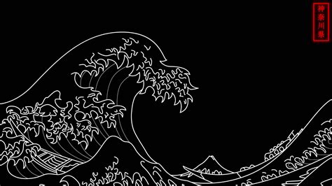 Japanese Wave Wallpaper