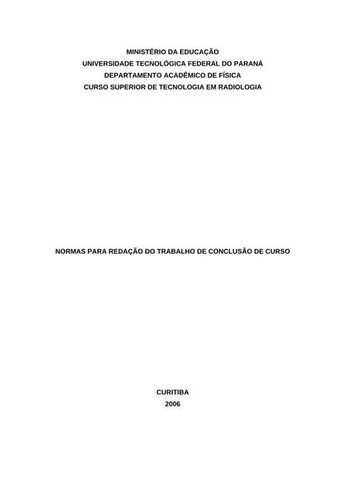 PDF NORMAS PARA REDAÇÃO DO TRABALHO DE CONCLUSÃO DE CURSO file1