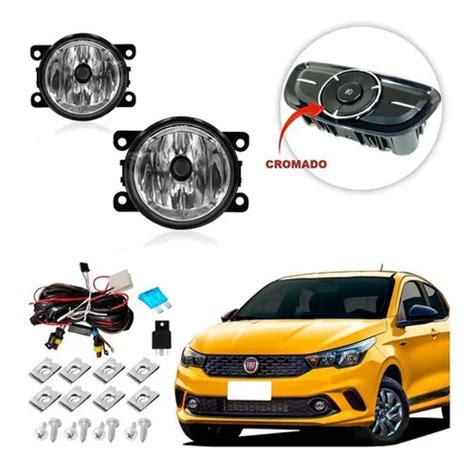 Kit Completo Farol Milha Argo Cronos 2022 Botao Original Frete grátis