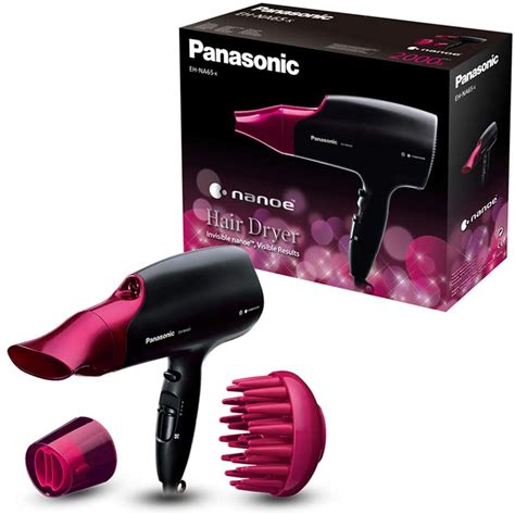 Panasonic EH NA65 Pink Nanoe Hair Dryer For Visibly Improved Shine