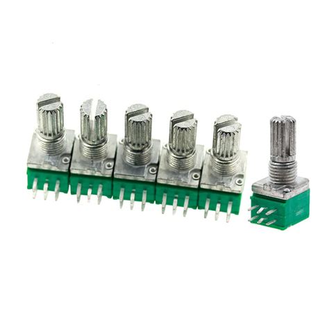 Amazon 5PCS RK097G Double Potentiometer 6PIN Audio Amplifier 1K