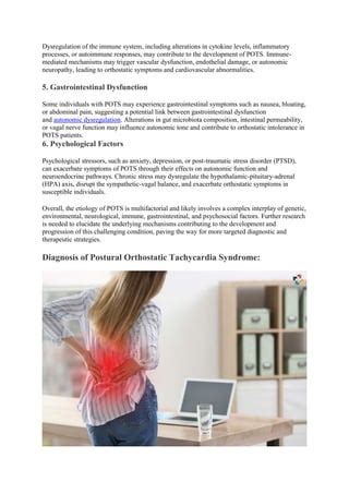Postural Orthostatic Tachycardia Syndrome Symptoms Causes And