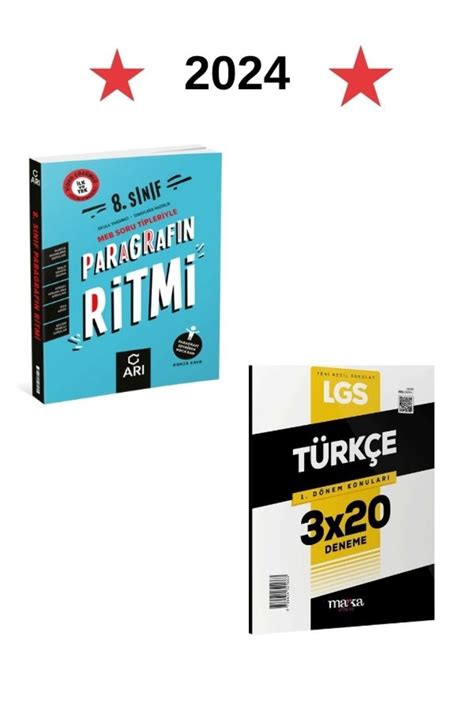 Arı Yayıncılık ARI YAYINLARI 2024 8 SINIF PARAGRAFIN RİTMİ LGS TÜRKÇE 1