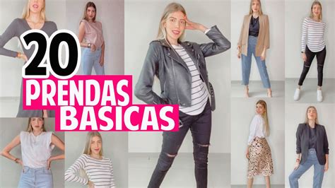 20 Básicos que No Pueden Faltar en tu Closet PRENDAS BASICAS