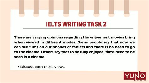 IELTS Discussion Essay On Films With Sample Answer Without Opinion And